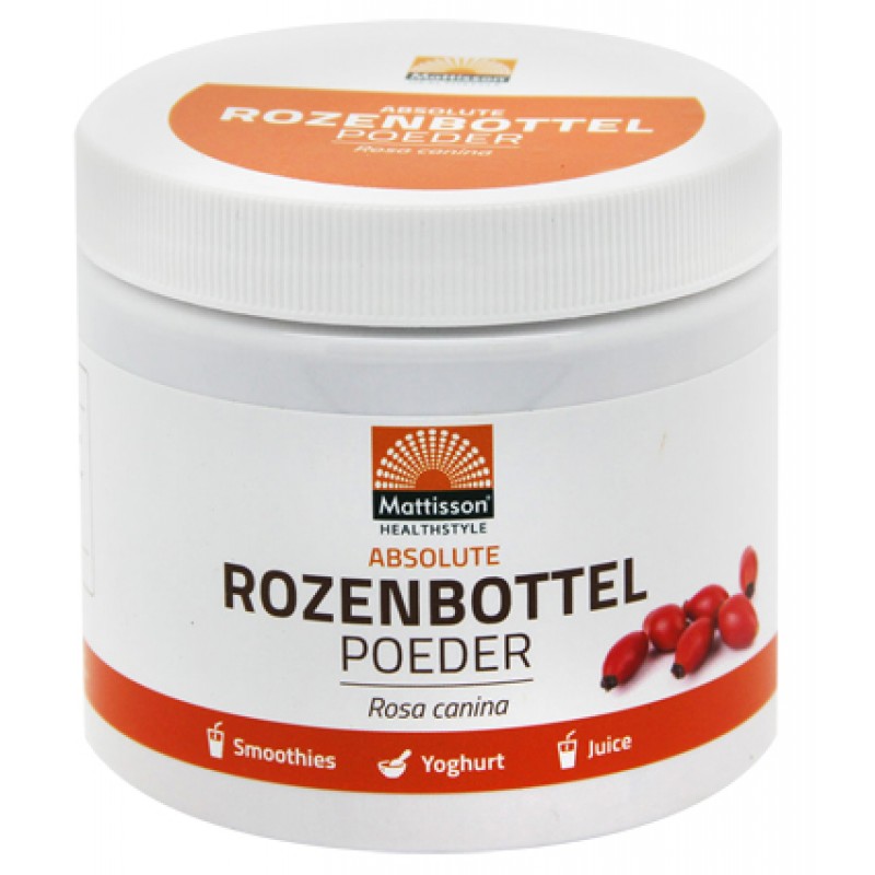 Rozenbottel Poeder - Mattisson - NatuurlijkVoordeel.nl Rozenbottel Poeder - Mattisson - NatuurlijkVoordeel.nl